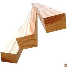 TASSEAU DOUGLAS 40x40 mm raboté 4 angles arrondis en 4 mètres ...